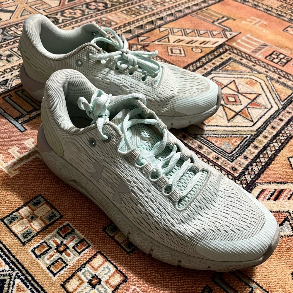 Under Armor Charged Rogue Mint Green Tennis Shoe - Gem